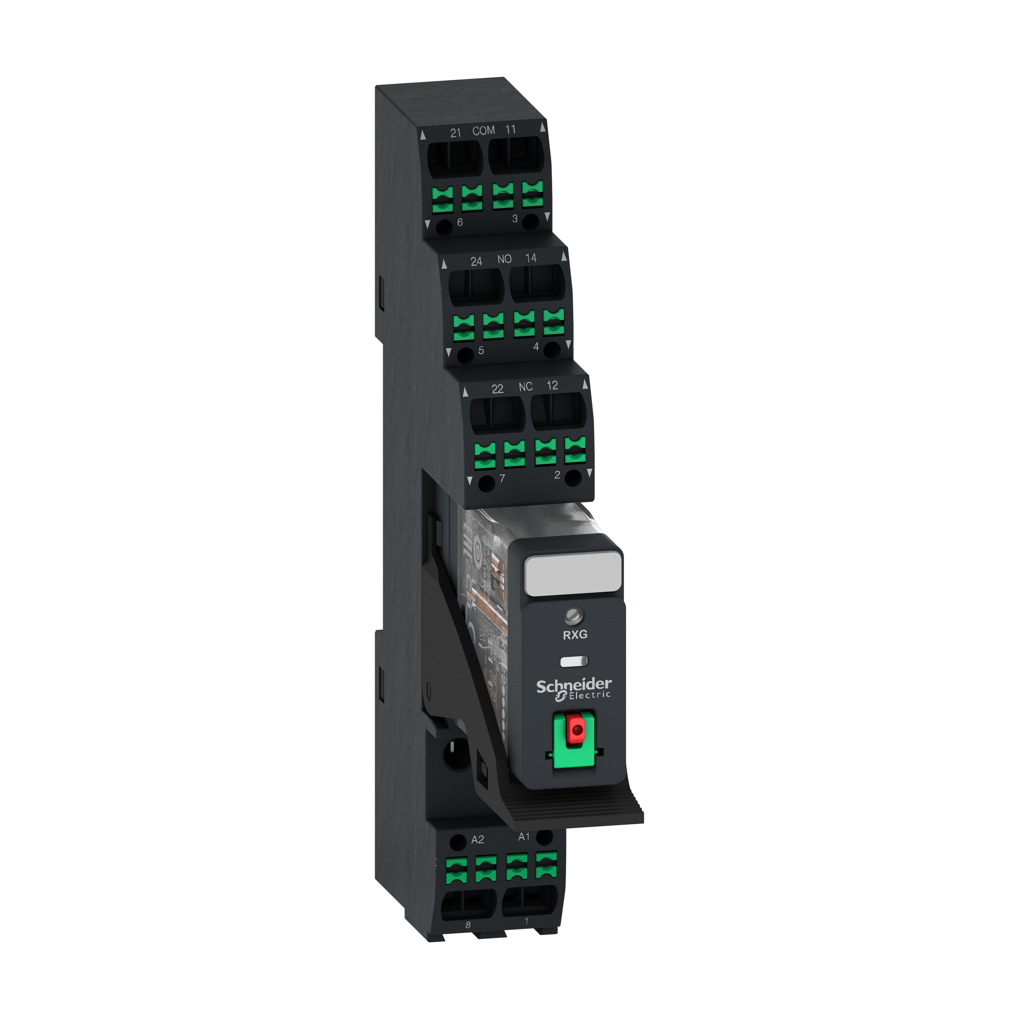 Schneider Electric RXG22P7PVP Harmony relay rxg - relais embroc+embase ...